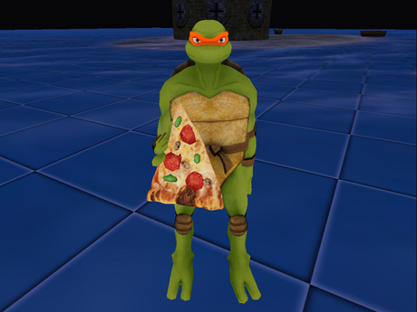 Second Life Marketplace - power rangers in space ninja turtle Leonardo ...