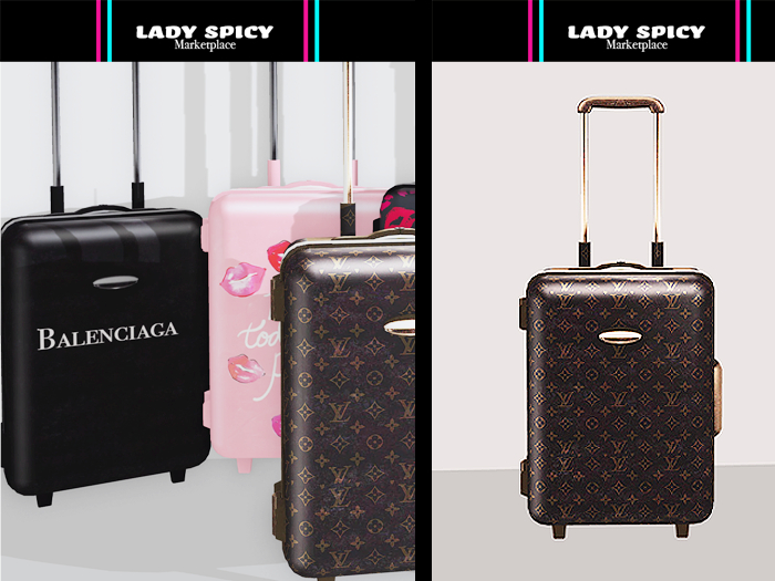 Second Life Marketplace - Lady// Suitcase (Decor) Luxuy