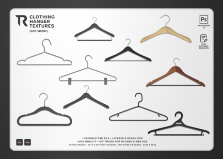 Second Life Marketplace - [TR] Clothing Hanger Textures 2