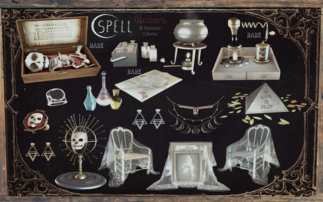 Second Life Marketplace - SPELL : Forgotten Victorian Chair {wooden}