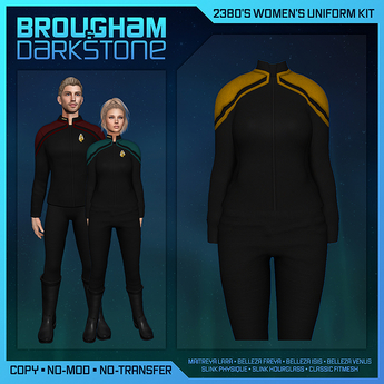 Second Life Marketplace - [BD] - 2380's Women's Uniform Kit