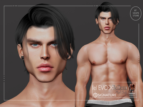 Second Life Marketplace - Lelutka Logan Head 3.1 Evo X Tony Shape