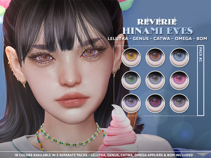 Second Life Marketplace - [REVERIE] Hinami Eyes #1