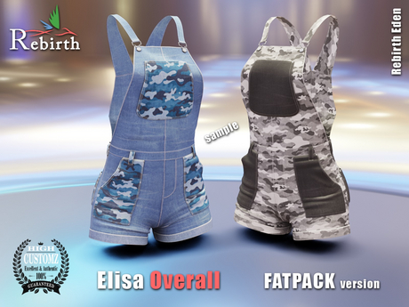 Second Life Marketplace - Elisa outfit for REBIRTH Eden body - MEGA FATPACK