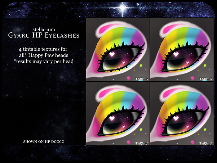 Second Life Marketplace - stellarium: gyaru HP eyelashes