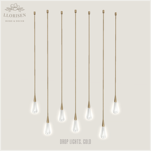 Second Life Marketplace - llorisen. drop lights. gold
