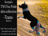 Second Life Marketplace - TWI Fox Skin Texture - PRIDE Trans black