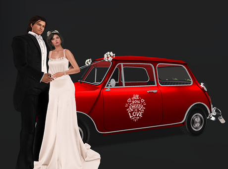 Second Life Marketplace - Just Married car - All you need is a Mini ...