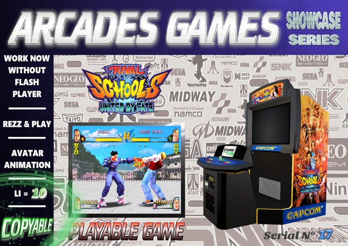 Second Life Marketplace - [17] = Rival Schools = Showcase 27 Arcades ...