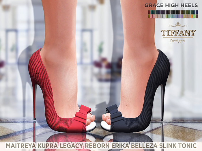 Second Life Marketplace - ::TD:: Grace High Heels