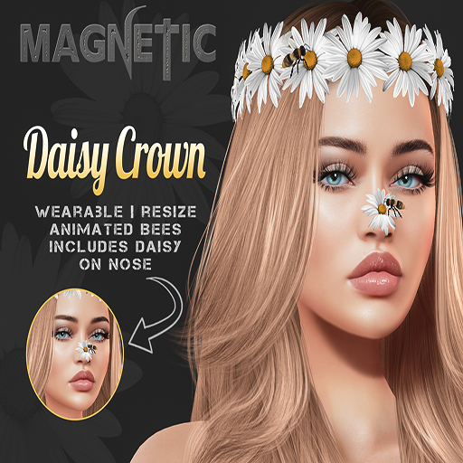 Second Life Marketplace - Magnetic - Daisy Crown (ADD ME)