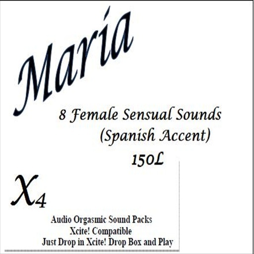 Second Life Marketplace - X4 Compatible Female Voice Sound Pack - Maria ...