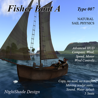 Second Life Marketplace - Fisher Boat Type 007A
