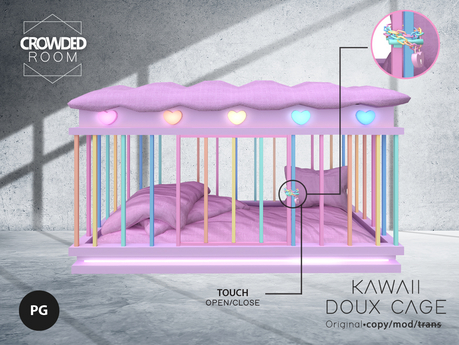 Second Life Marketplace - Crowded Room - Kawaii Doux Fatpack - PG