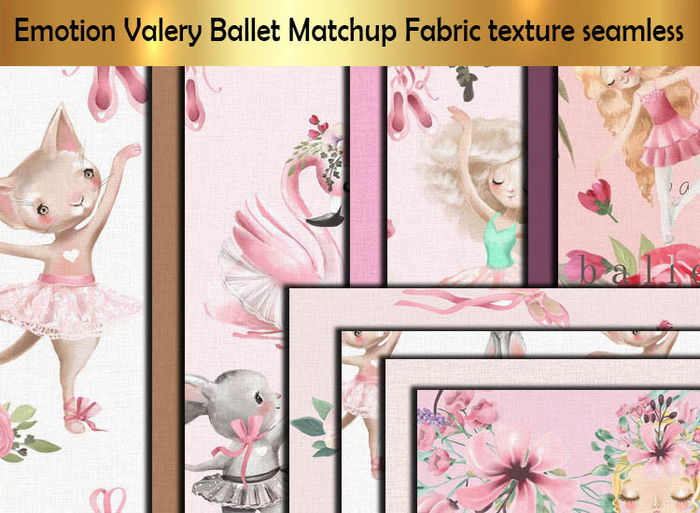Second Life Marketplace - Emotion Valery Ballet Matchup Fabric texture ...