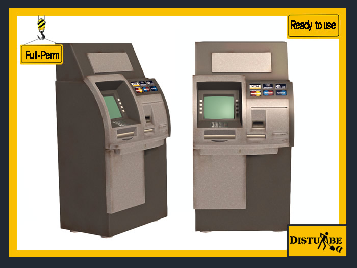Second Life Marketplace - ::DisturbeD:: ATM Machine - FULL PERM MESH