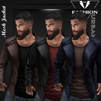 Second Life Marketplace - URBAN FASHION=JACKETS (3) IN THREE COLORS ...