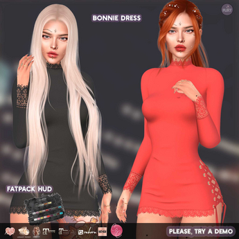 Second Life Marketplace - [FLIRT] Bonnie dress -green