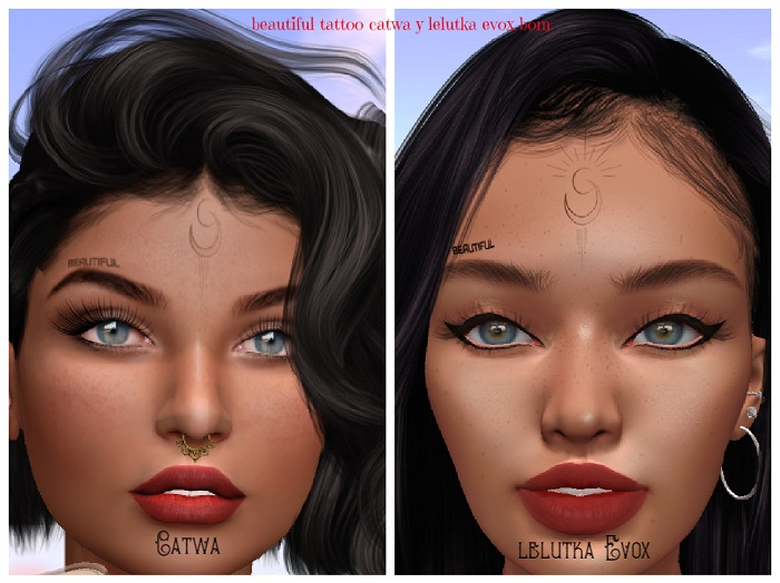 Second Life Marketplace - _Luna'S Tattoo_.. Beautiful Tattoo Catwa ...