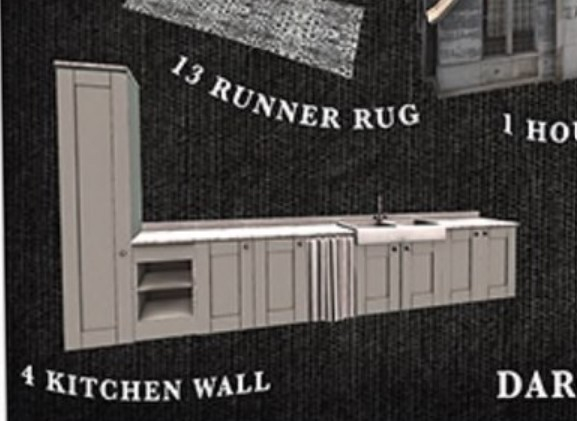 Second Life Marketplace - 4. Scarlet Creative Darcy Kitchen Wall