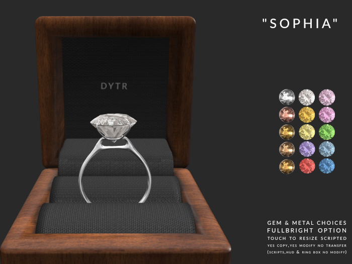 Second Life Marketplace - "Sophia" Ring