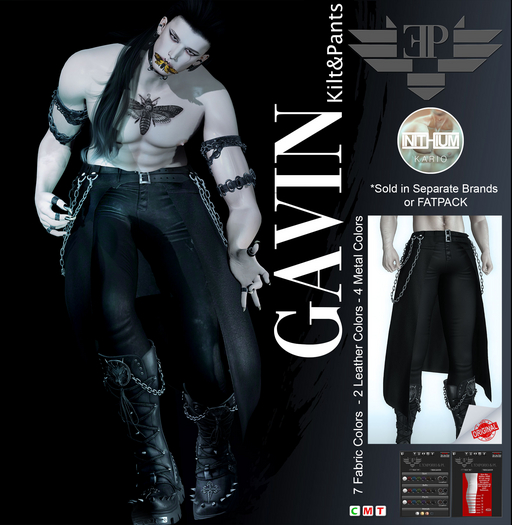 Second Life Marketplace - L'Emporio&PL::*Gavin*:: -Kilt with Pants ...