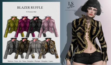 Second Life Marketplace - [LS]BLAZER RUFFLE DEMO