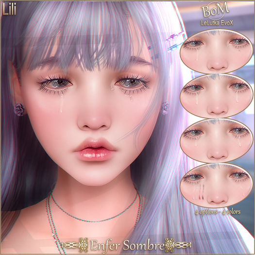 Second Life Marketplace - (Enfer Sombre*) LeLutka EvoX - Tears - Lili