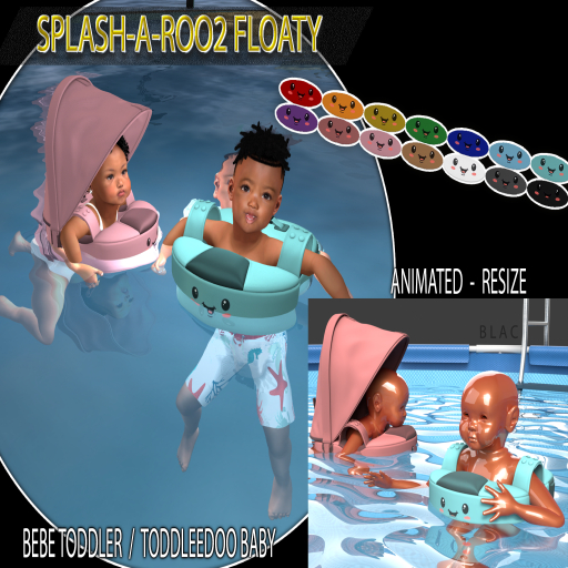 Second Life Marketplace - [ZB]///-SPLASH-A-ROO2 FLOATY / TD-BEBE