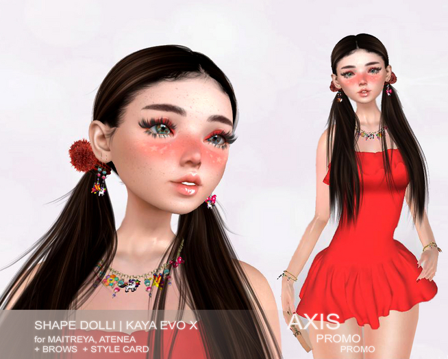 Second Life Marketplace - AXIS:::Shape Doll:::Lel Kaya EvoX for body ...