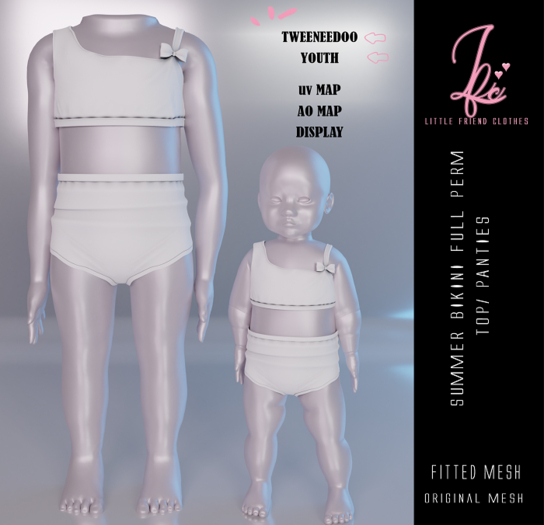 Second Life Marketplace - {L.F.C} Summer BIKINI TWEENEEDOO/YOUTH