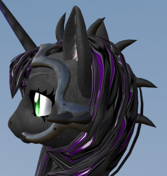 Second Life Marketplace - Magik Pony - Dark Heart Armour - Large Alicorn