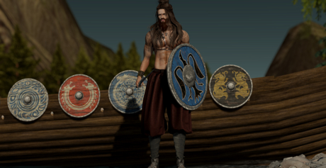 Second Life Marketplace - ACT5-862-Viking Stand with Sword/Shield Pose ...