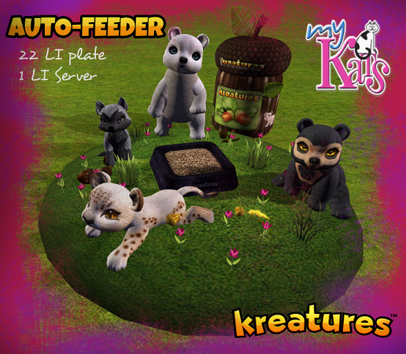 Second Life Marketplace - My Kats Kreatures Auto-Feeder