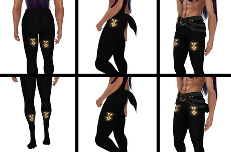 Second Life Marketplace - Elfame - Protection Rune Tattoo HUD for Q&C ...