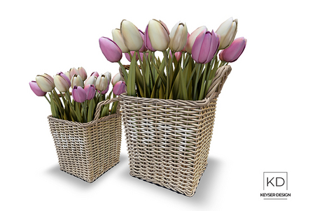 Second Life Marketplace - Keyser Design - Box with Tulips Fat Pack [BOXED]
