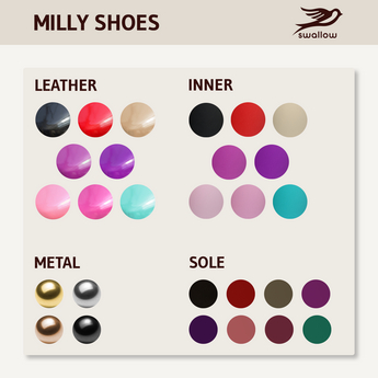Second Life Marketplace - ^^Swallow^^ Milly Shoes Fatpack