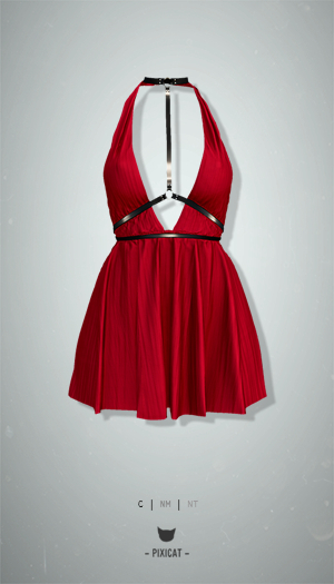 Second Life Marketplace - -Pixicat- Lima Dress (Red)