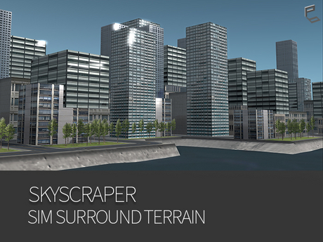 Second Life Marketplace - SKYSCRAPER - sim surround terrain rezzer