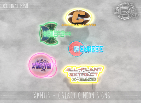 Second Life Marketplace - -DRD- Xantis - Galactic Neon signs