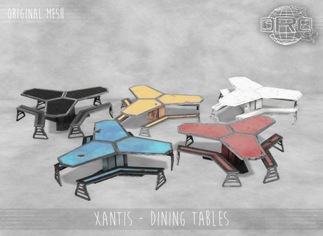 Second Life Marketplace - -DRD- Xantis - Dining tables