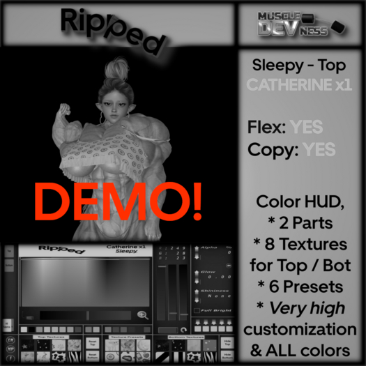 Second Life Marketplace - Sleepy - Catherine x1 [FLEX][DEMO]