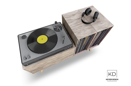 Second Life Marketplace - Keyser Design - Crucial Gramophone Brown wood ...