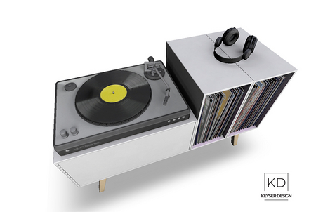 Second Life Marketplace - Keyser Design - Crucial Gramophone White wood ...