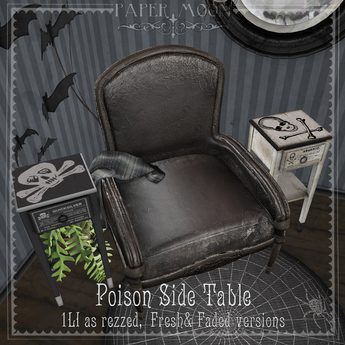 Second Life Marketplace - *pm* Poison Side Table - Army