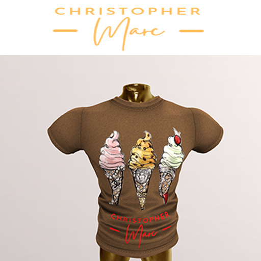 Second Life Marketplace - CHRISTOPHER MARC-- BROWN GELATO ICE CREAM