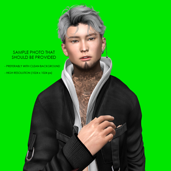 Second Life Marketplace - .:CQ:. Custom Portrait Back Tattoo