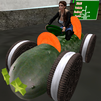 Second Life Marketplace - Cucumber Cookie Car v5.2 (2P) [BOXED]