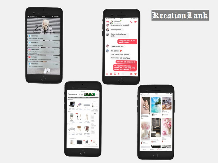 Second Life Marketplace - Iphone SimXS - Lank FULL PERM