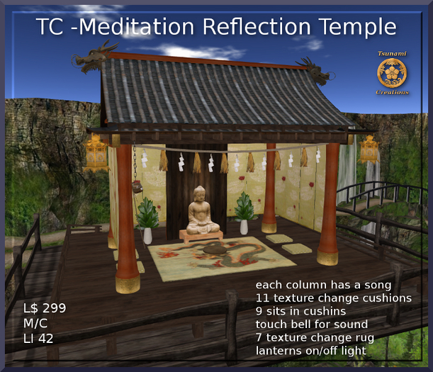 Second Life Marketplace - TC -Meditation Reflection Temple